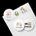 Adorable Cat Pin Buttons Cute Feline Lover Badges Perfect Accessory for ...