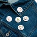 Adorable Cat Pin Buttons Cute Feline Lover Badges Perfect Accessory for ...