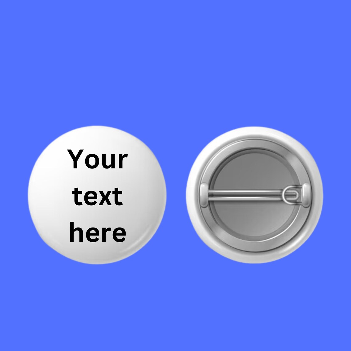 Assistive Communication 2.25" Pin Button, AAC Device Symbol, Supportive ...