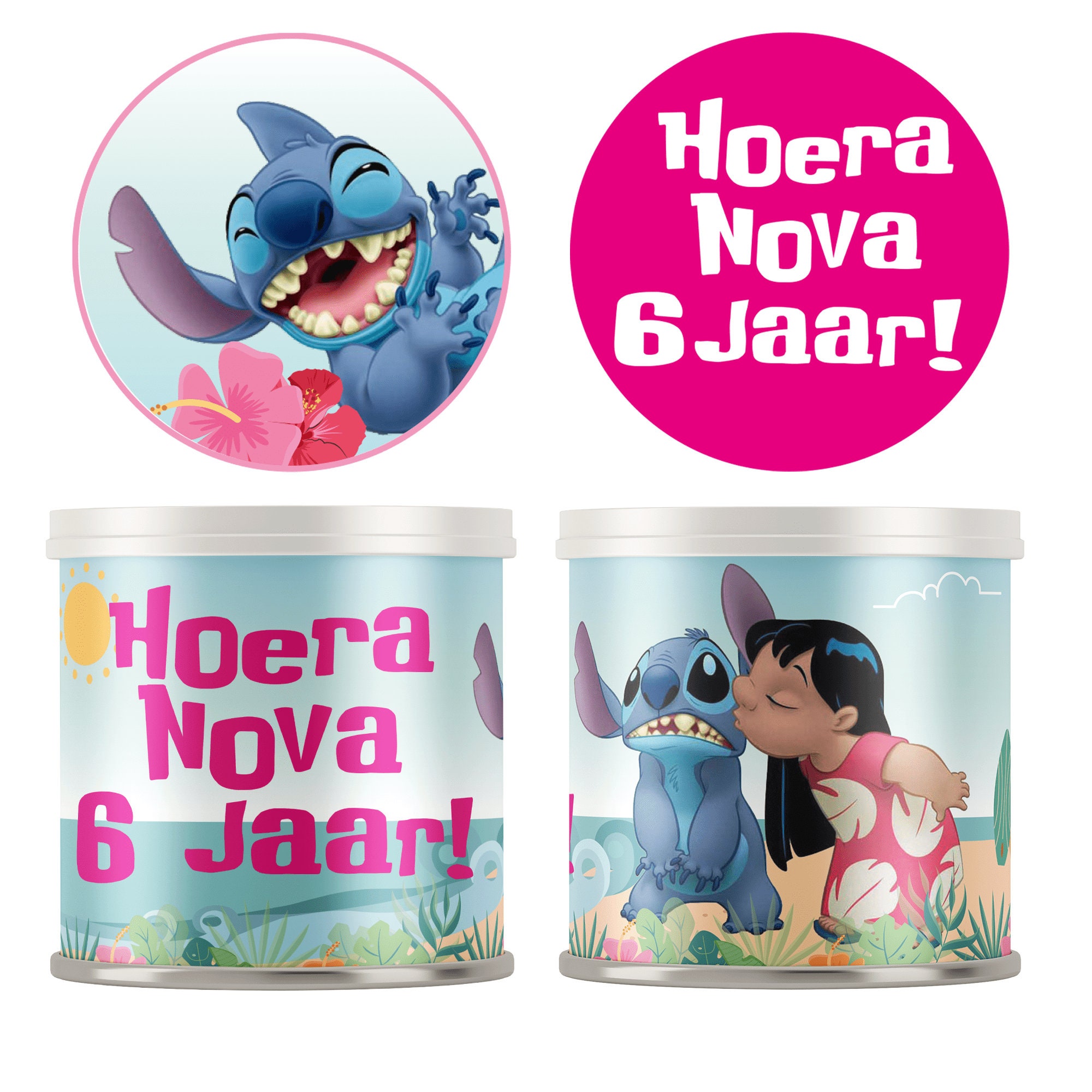 Lilo and Stitch Pringles Wrap Chips Treat Personalized Digital File ...
