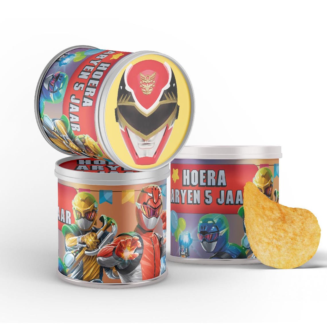 Power Rangers Pringles Wrap Chips Treat Personalized Digital File ...