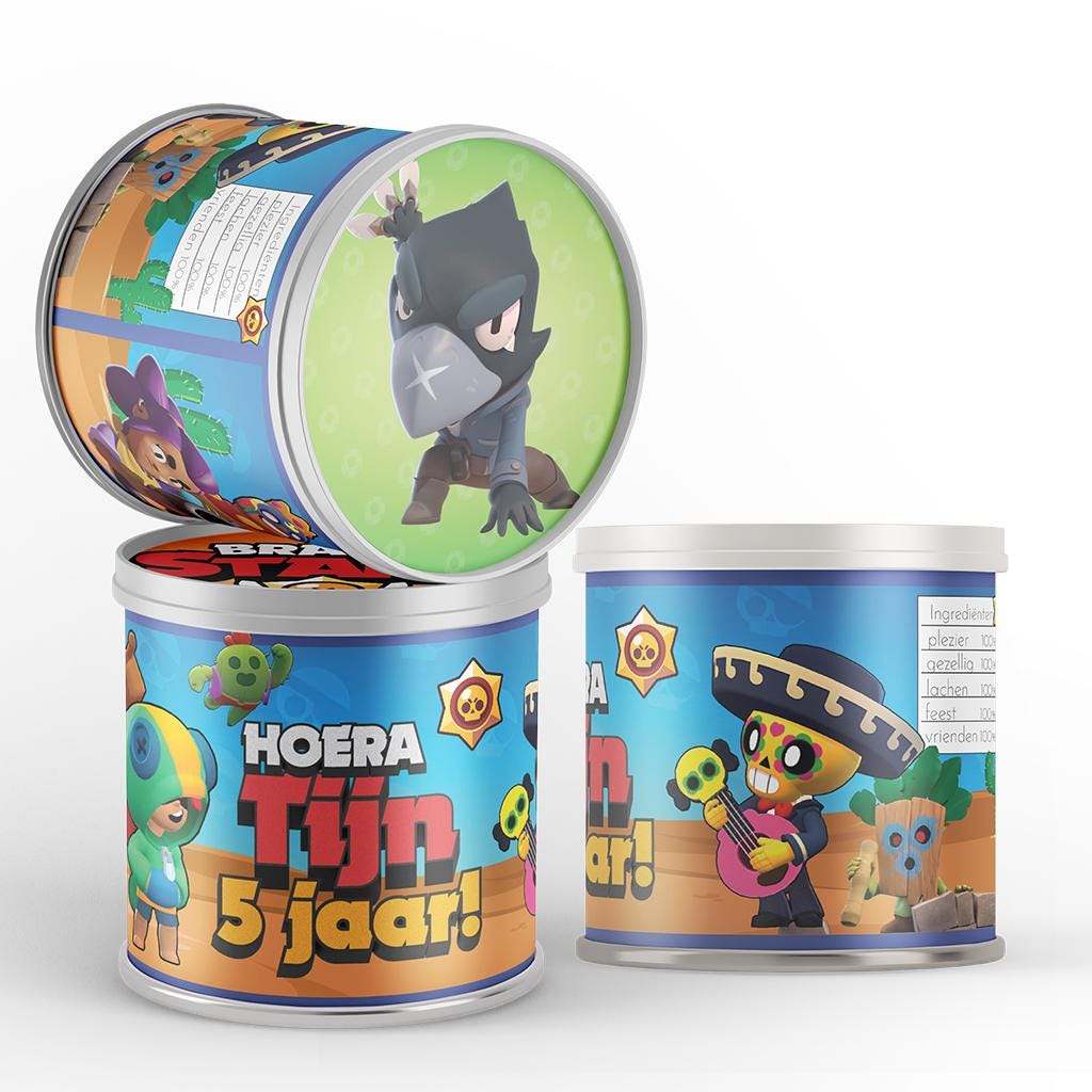 Brawl Stars Pringles Wrap Chips Treat Personalized Digital File ...