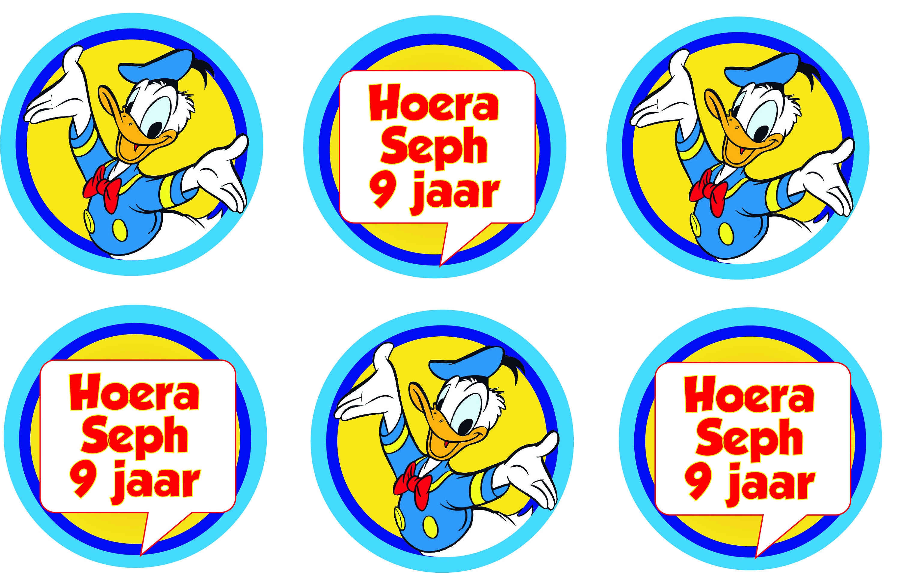 Pringles Wrapper Donald Duck Treat Printable, Birthday Party Donald ...