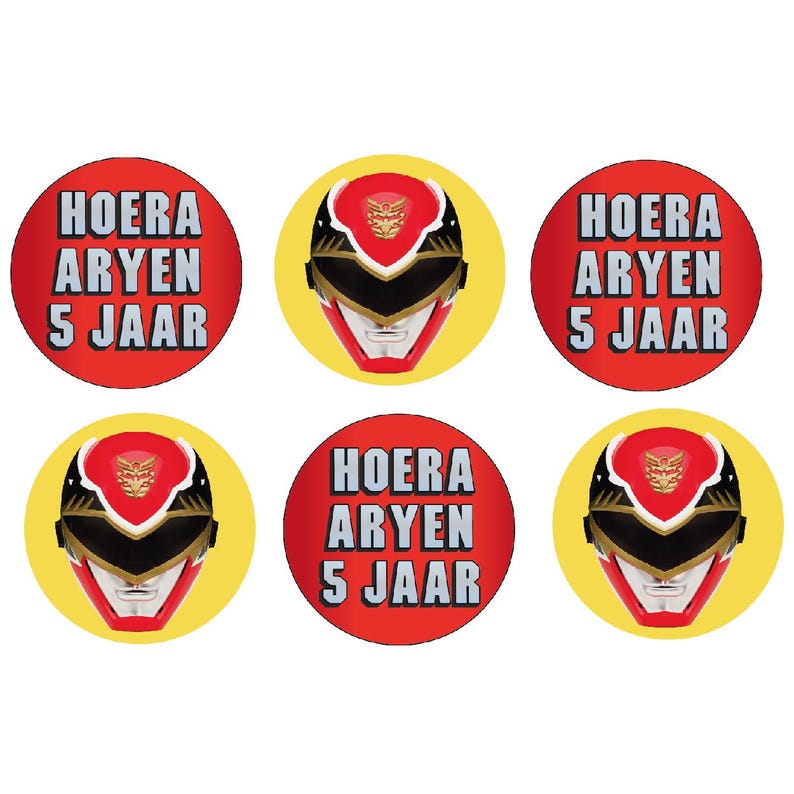 Power Rangers Pringles Wrap Chips Treat Personalized Digital File ...