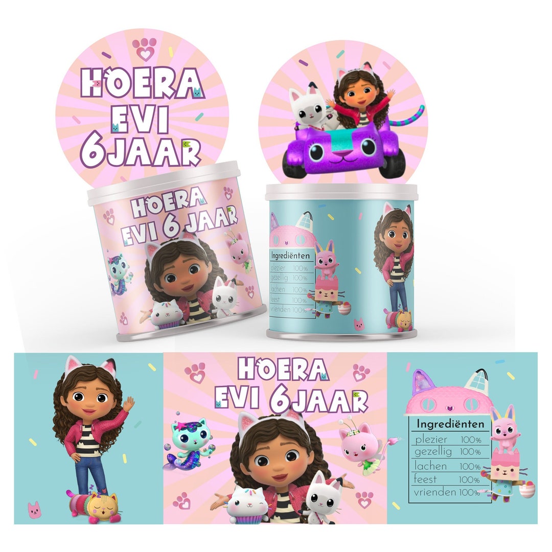 Gabby's Dollhouse Pringles Wrapper Chips Treat Birthday Personalized ...