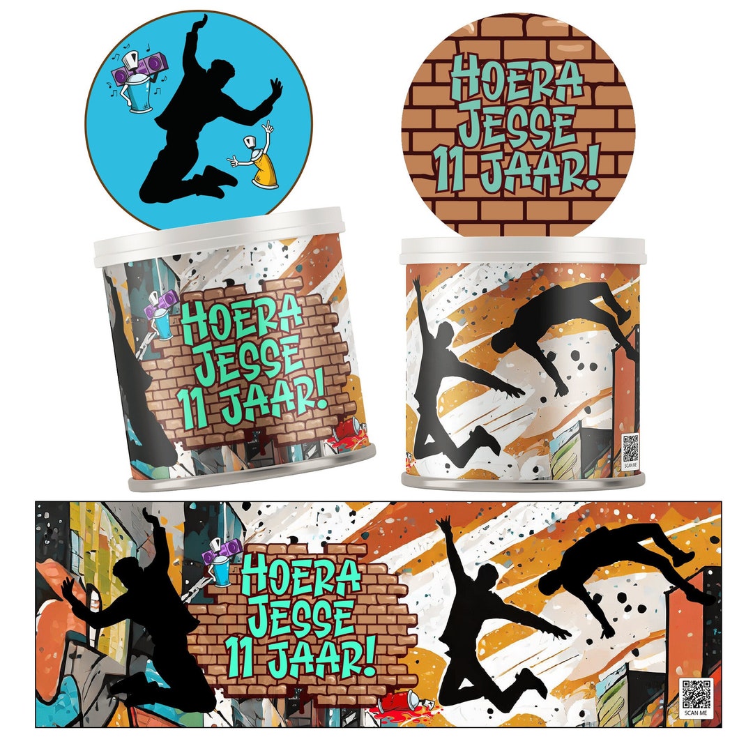 Freerun Pringles Wrap Chips Treat Birthday Personalized Digital File ...
