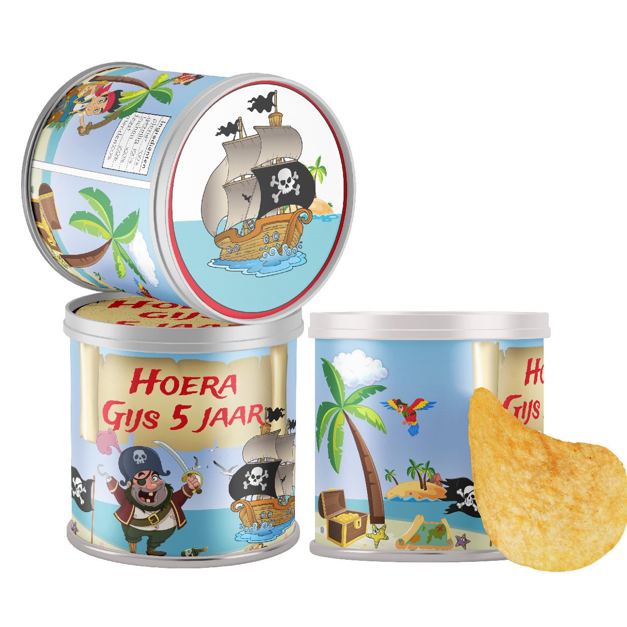 Pringles Wrap Pirates Treat Birthday Party Pirates Mini Pringles Label ...