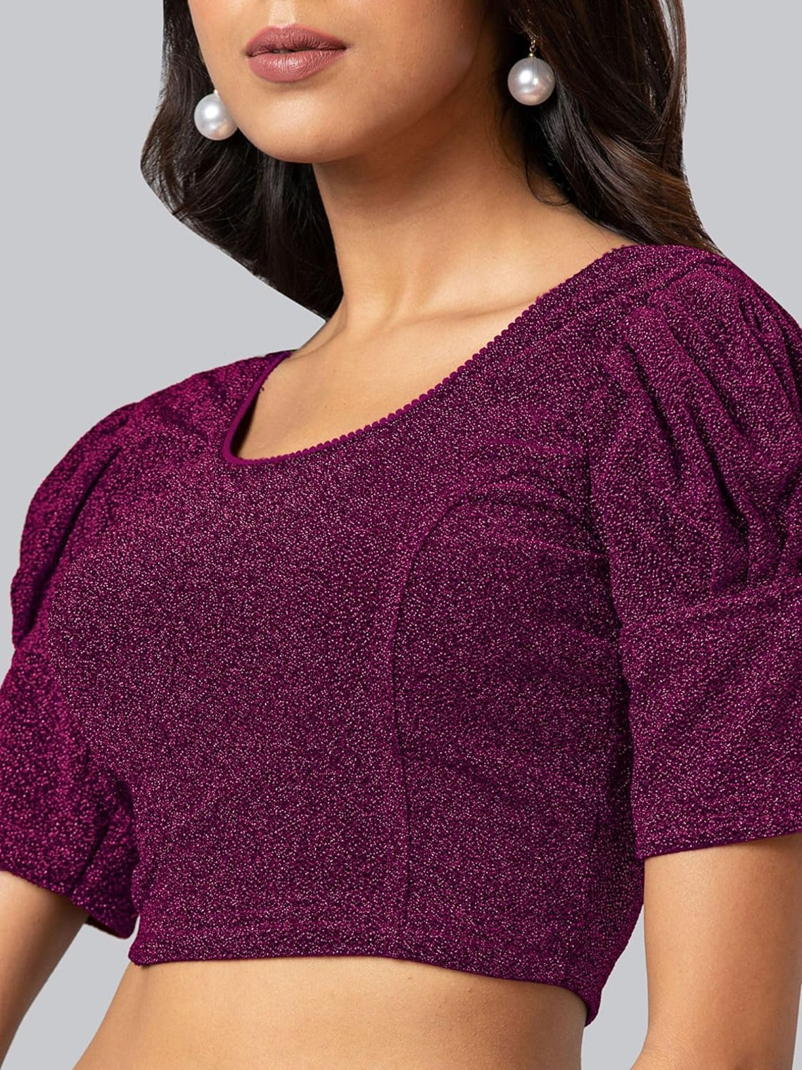 Stretchable Balloon Blouse, Stretchable Blouse, Latest Design Blouse ...