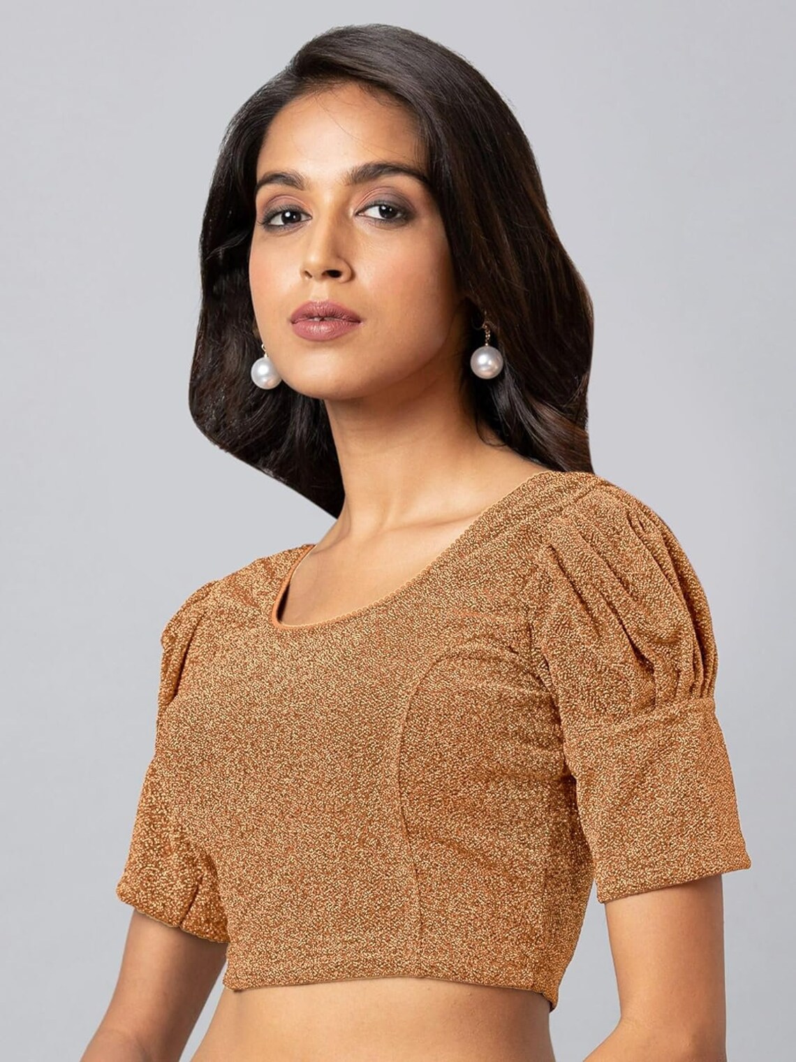 Stretchable Balloon Blouse, Stretchable Blouse, Latest Design Blouse ...