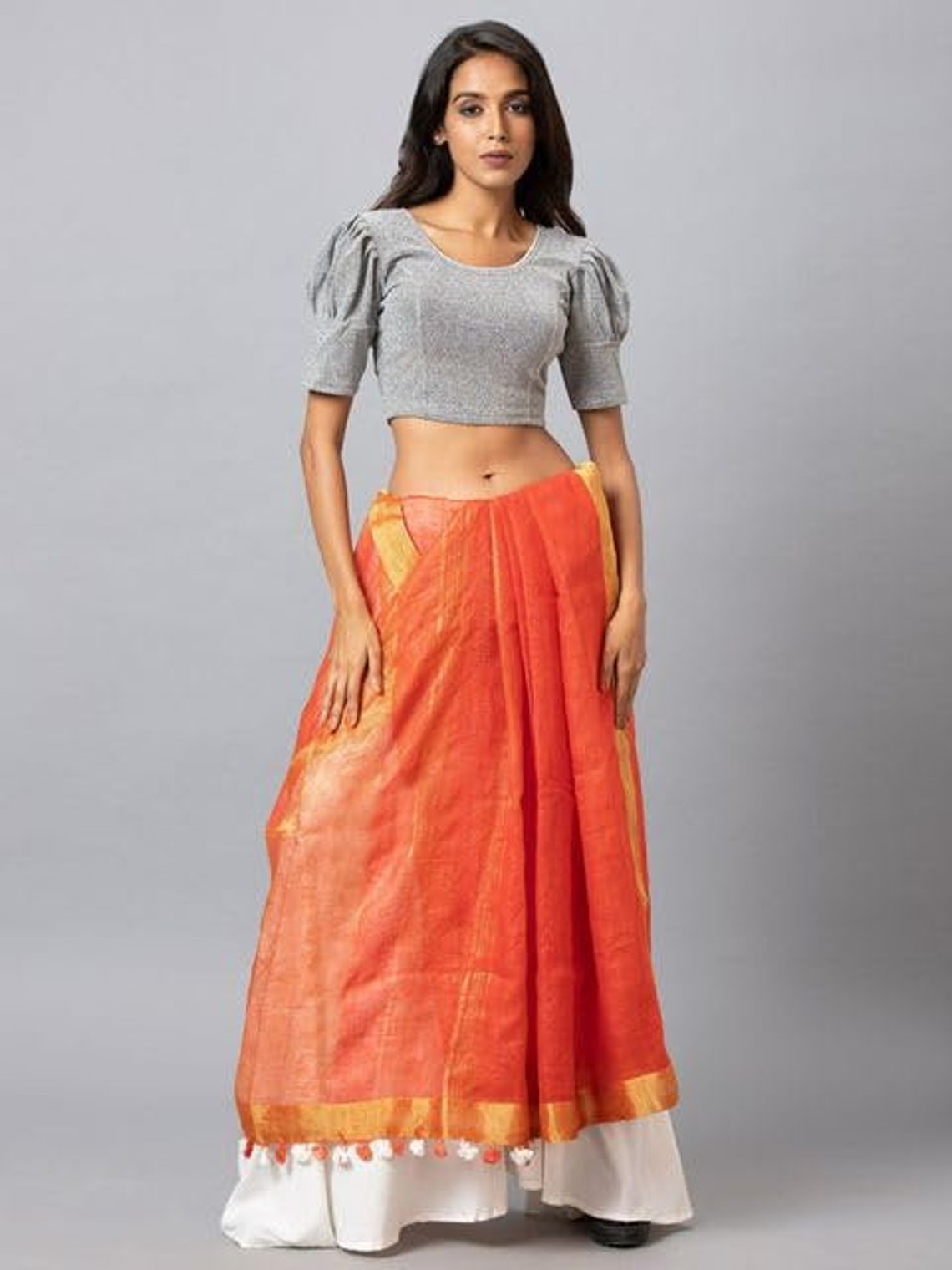 Stretchable Balloon Blouse, Stretchable Blouse, Latest Design Blouse ...