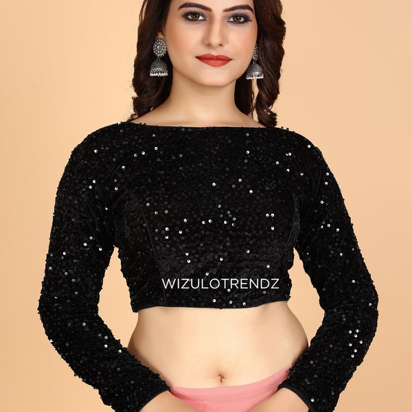 Indian Blouse Saree Long Sleeve - Etsy