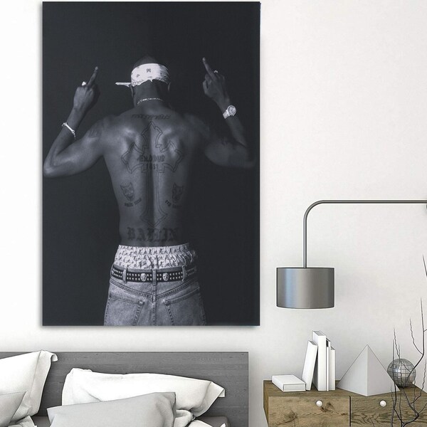 Tupac Abstract - Etsy