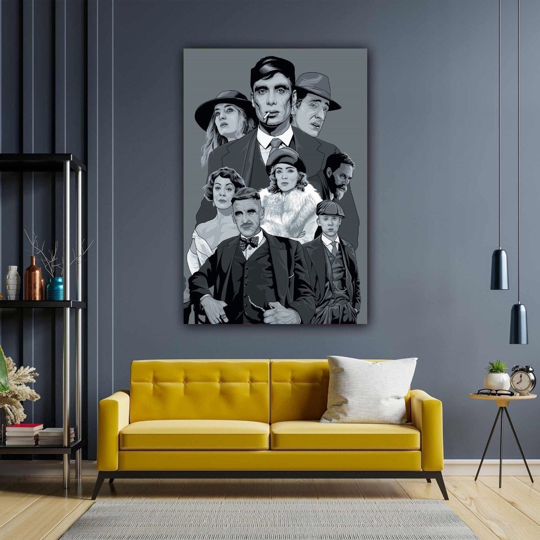 Peaky Blinders Canvas Thomas Shelby Oil Pinting Poster Peaky - Etsy