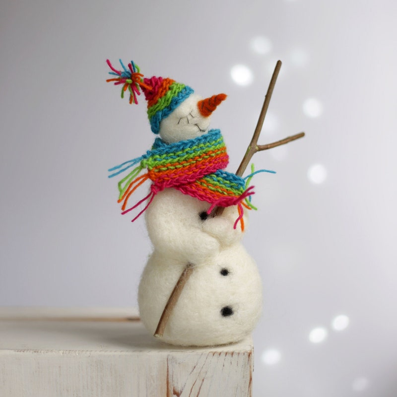 Felt Snowman - Etsy