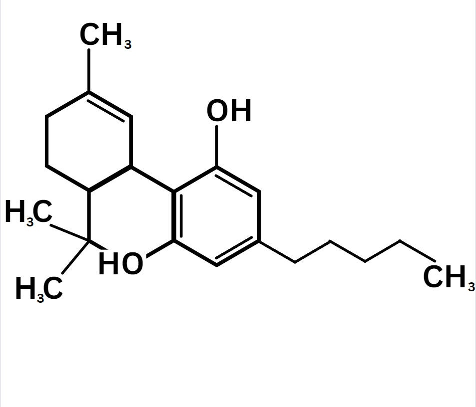 CBD Molecule Vector File .SVG - Etsy