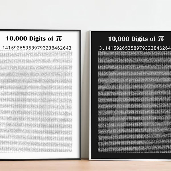 Pi Poster - Etsy