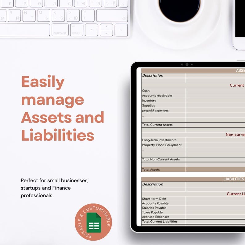 Balance Sheet Template for Accurate Financial Reporting Assets and ...