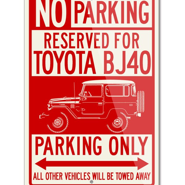 Toyota Land Cruiser Sign - Etsy