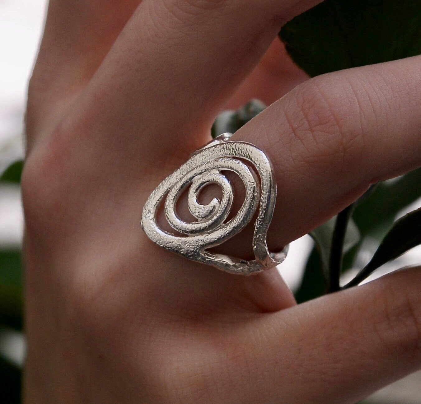 Aphrodite's Radiant Silver Ring Greek Goddess Jewellery Handmade ...