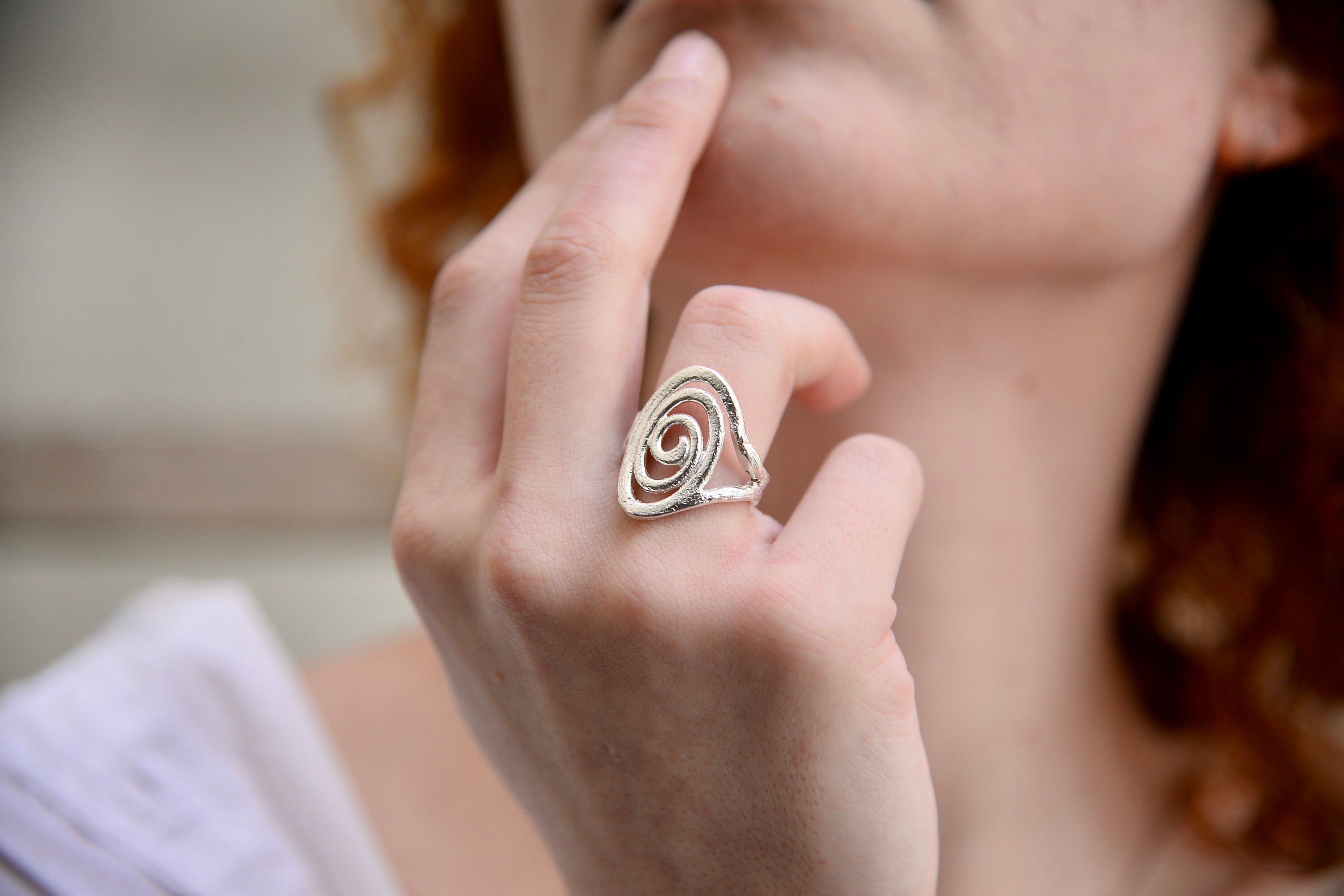 Aphrodite's Radiant Silver Ring Greek Goddess Jewellery Handmade ...