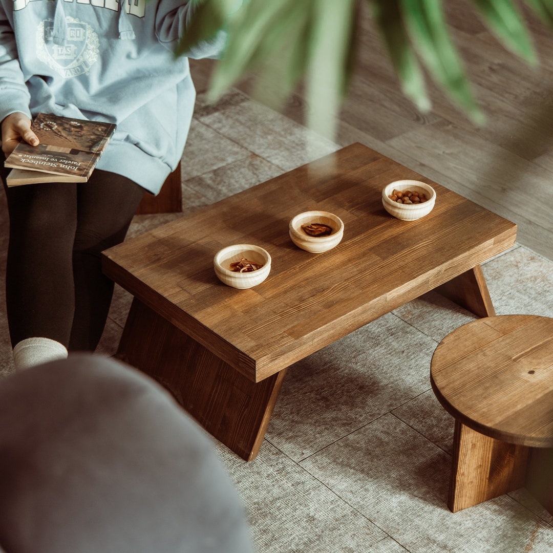 Japanese Low Table, Kang Table, Solid Wood, Small Table, Sitting Small ...
