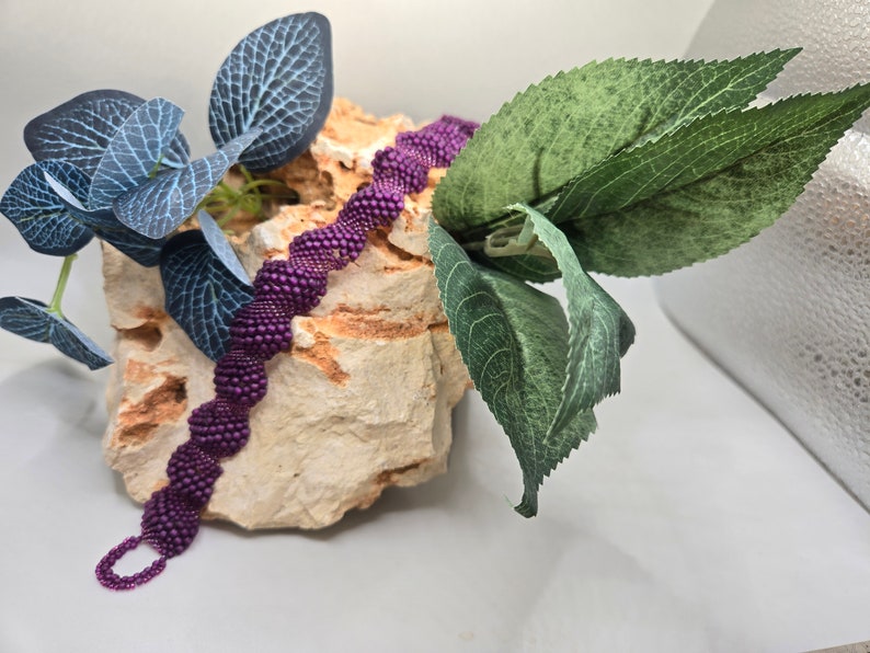 Hand Beaded Bracelet Using a Nora Pero Design and Beaded by Myself. - Etsy