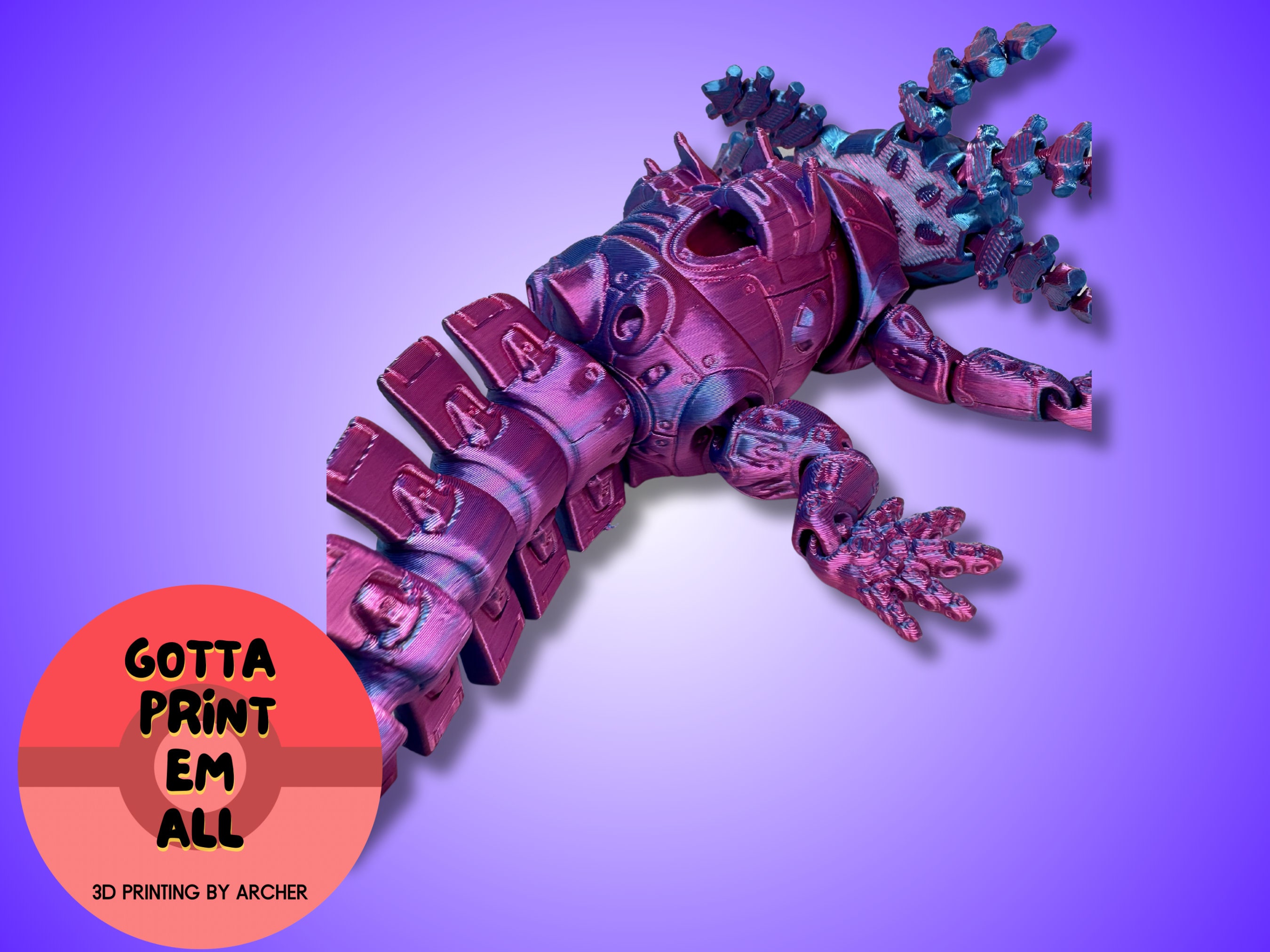 Retro Robo-lotl Axolotl Toy Fidget Toy Steampunk - Etsy Australia