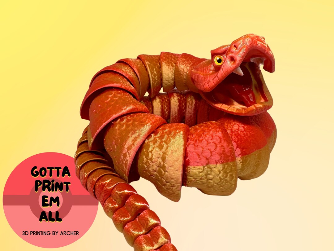 Giant Rattlesnake Toy Fidget Toy Reptile Gift - Etsy