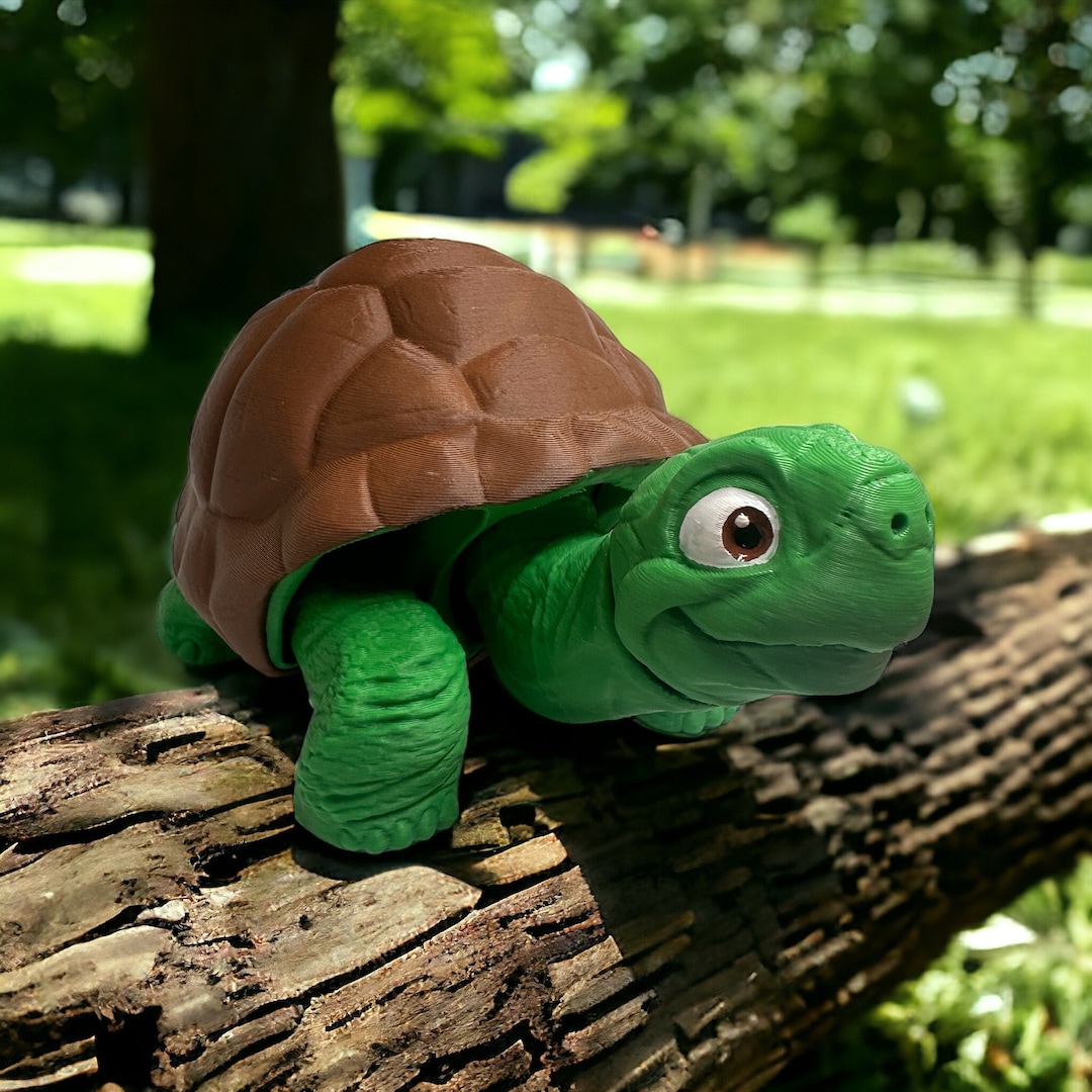 Teriffic Tortoise Toy Fidget Toy Reptile Gift Articulated Sensory Toy ...