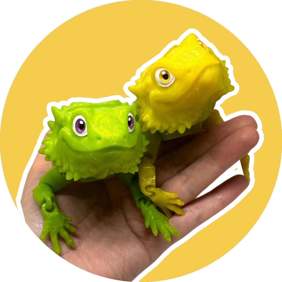 Daring Bearded Dragon | Fidget Toy | Bearded Dragon | Reptile Gift ...