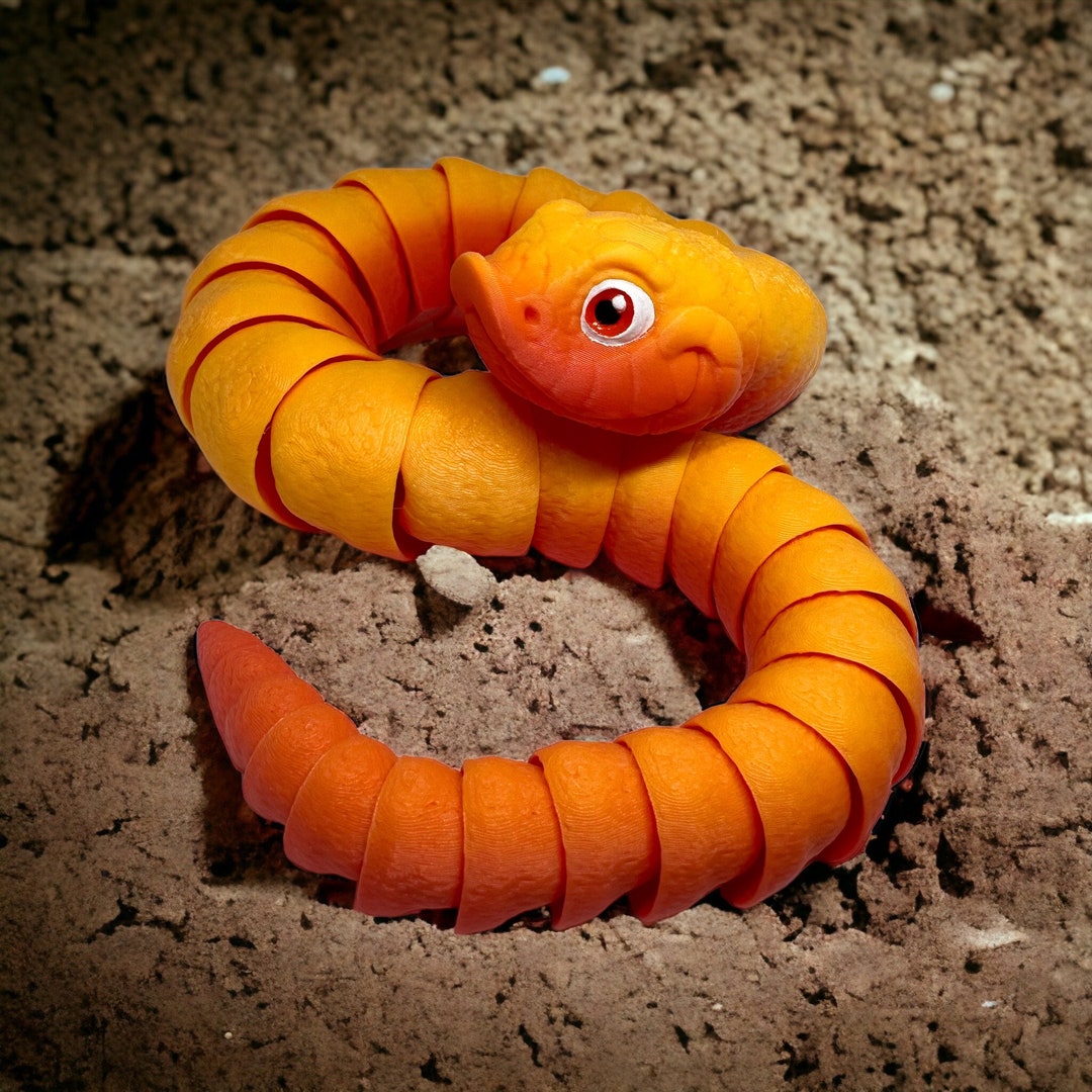 Hognose Snake Toy Fidget Toy Reptile Gift Articulated Sensory Toy ...