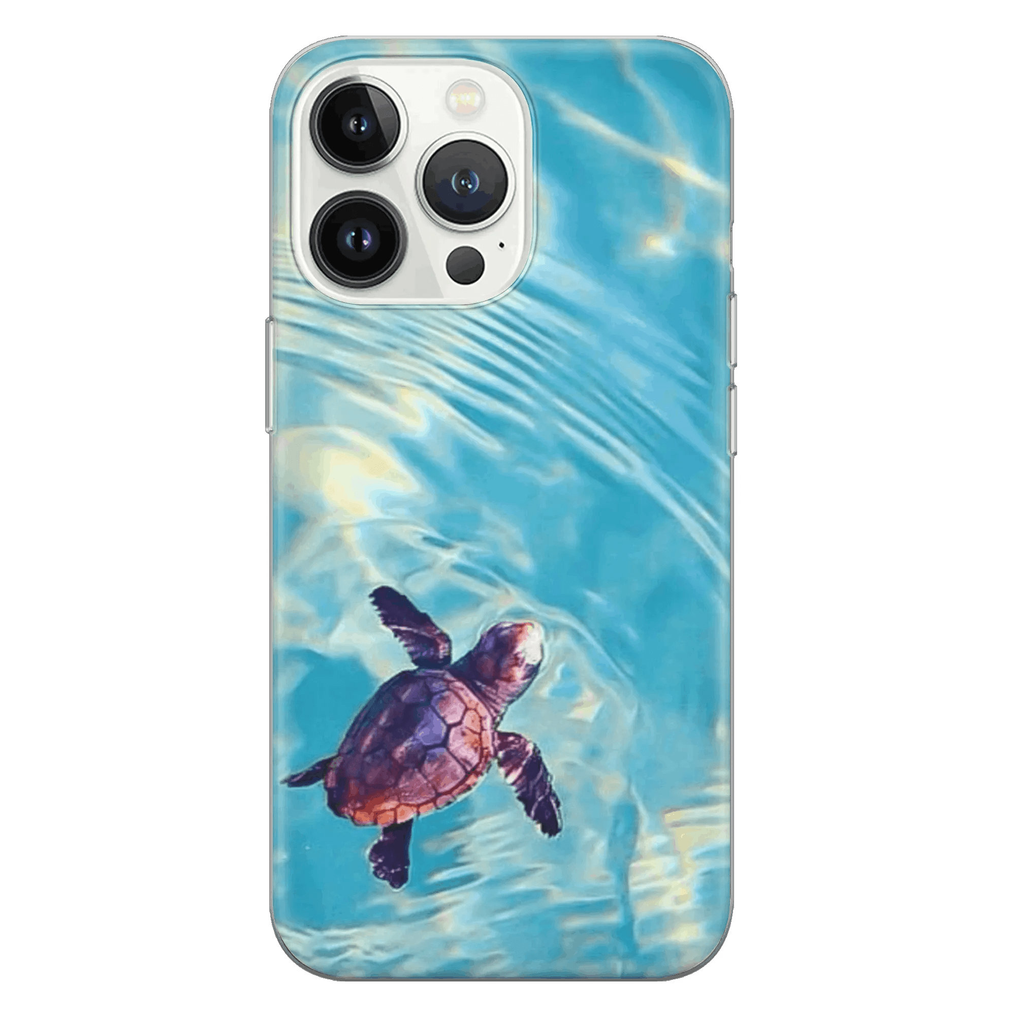 Sea Turtles Phone Case Tortoise Cover for Pixel 7 Pro 6A, iPhone 14 13 ...