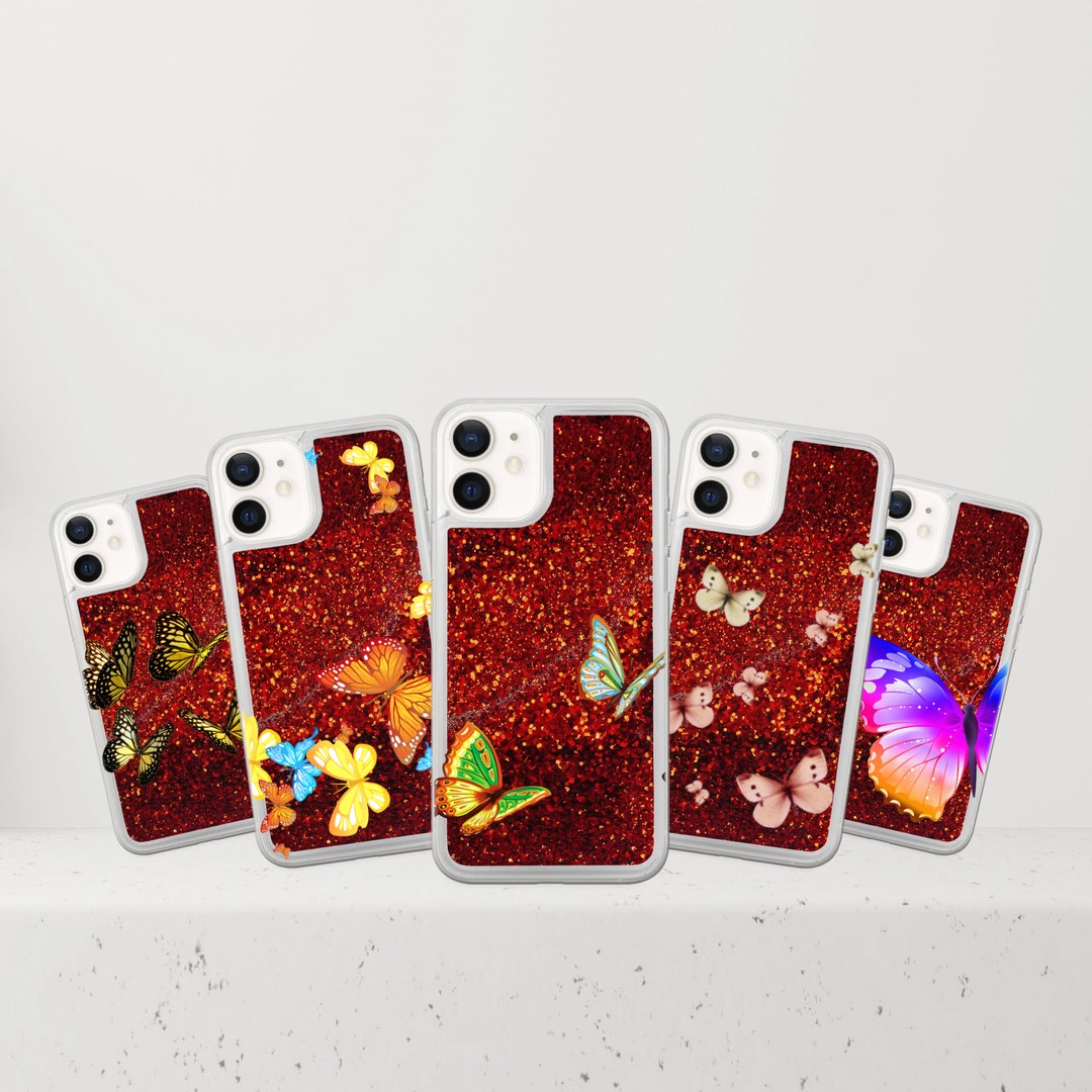 Sparkling Trendy Liquid Glitter Phone Case for iPhone All Models ...