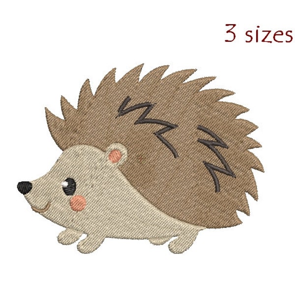 Hedgehog Embroidery Design - Etsy