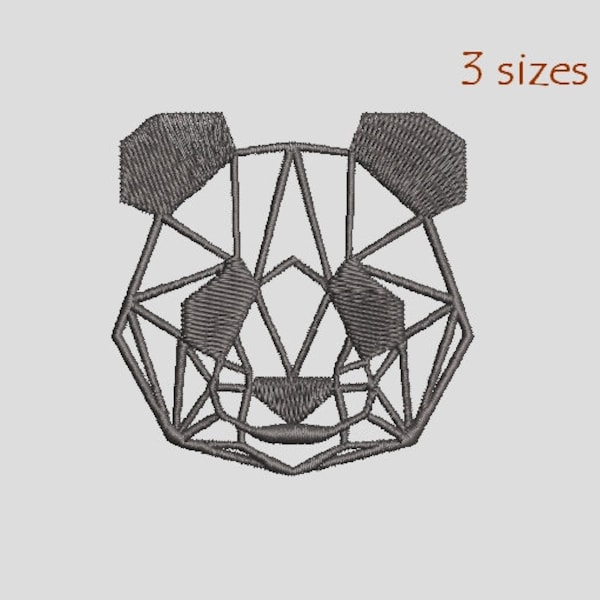 Geometric Panda - Etsy