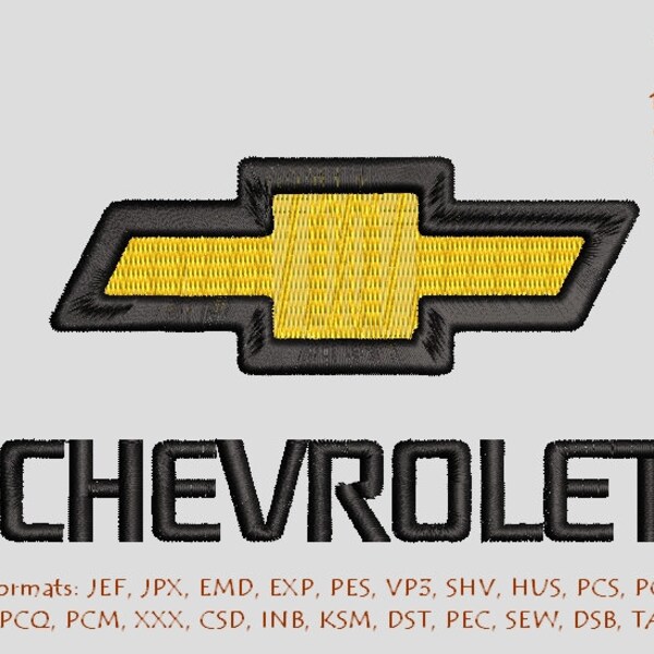 Chevrolet Embroidery - Etsy