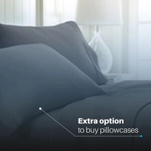 100% Cotton 200 Thread Count Bedding Sheets 30CM/12 Grey - Etsy