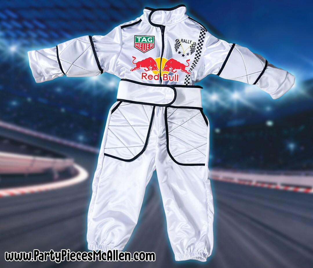 Custom Racer Driver Suit, White Racer Suit, Racecar Suit, Kids Racecar ...