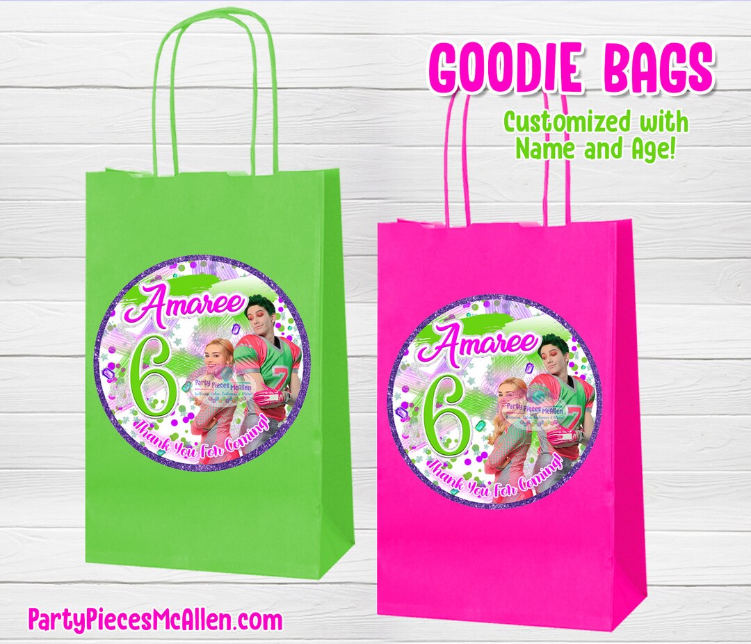 Zombies Goodie Bags, Zombies Candy Bags, Custom Zombies Party Supplies ...