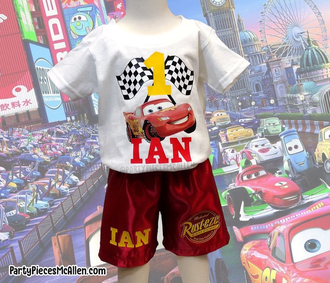 Red Racer Set Birthday Outfit, Racer Suit, Racer Birthday Party Outfit ...