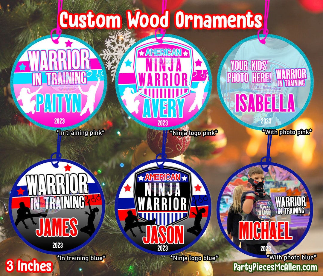 Ninja Warrior Christmas Tree Ornaments, Ninja Tree Ornaments, Ninja ...