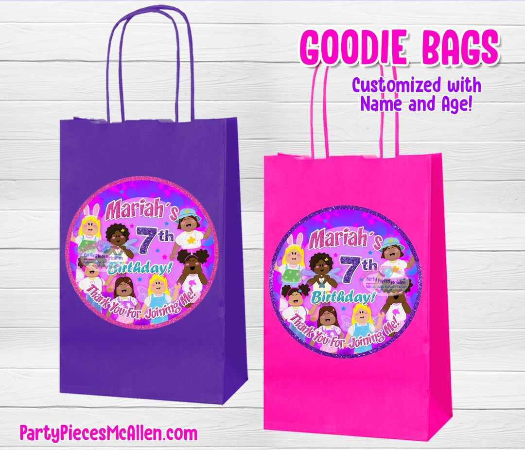 Gamer Girls Goodie Bags, Gamer Girls Favor Bags, Custom Gamer Girls ...