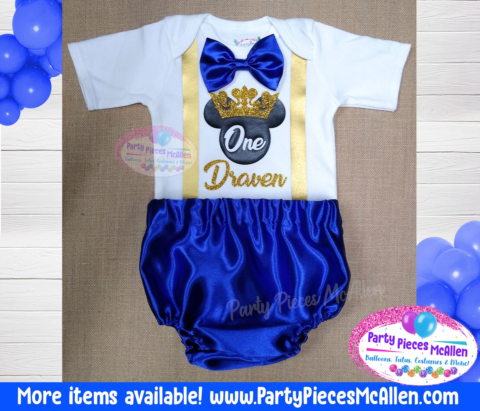 Mickey Birthday Outfit, Royal Mouse Birthday Outfit, Royal Mickey Cake ...