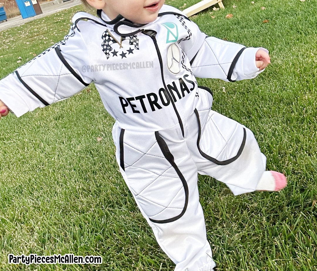 Custom White Race Suit, Boys Racer Costume, White Racer Suit, Racecar ...