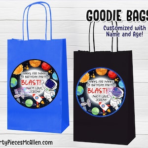 Out of This World Goodie Bags, Astronaut Party Candy Bags, Space Party ...