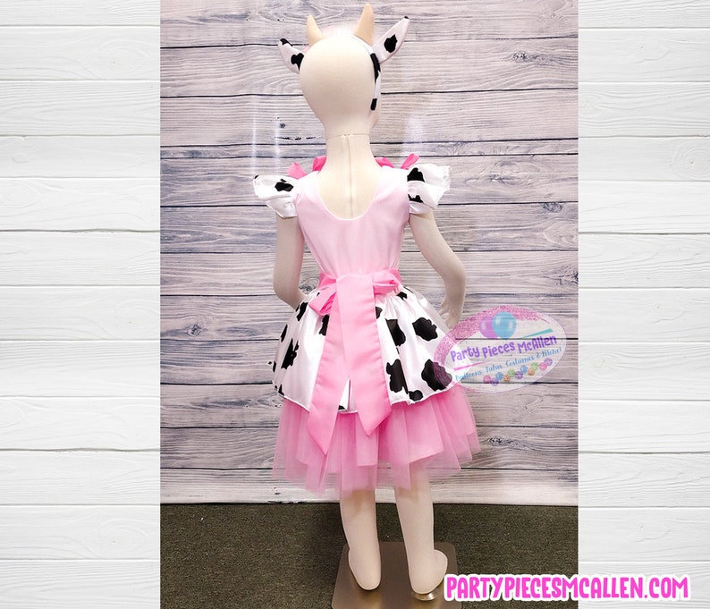 Girls Cow Print Dress Cowgirl Theme Dress Farm Party Dress - Etsy