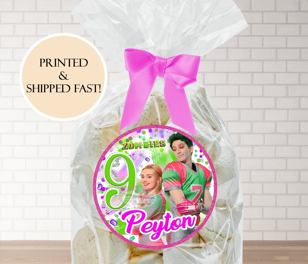 Zombies Round Labels, Zombies Party Supplies, Zombies Stickers, Addison ...