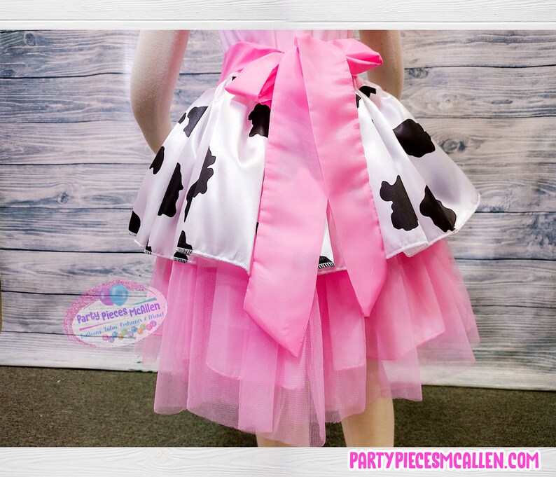 Girls Cow Print Dress Cowgirl Theme Dress Farm Party Dress - Etsy