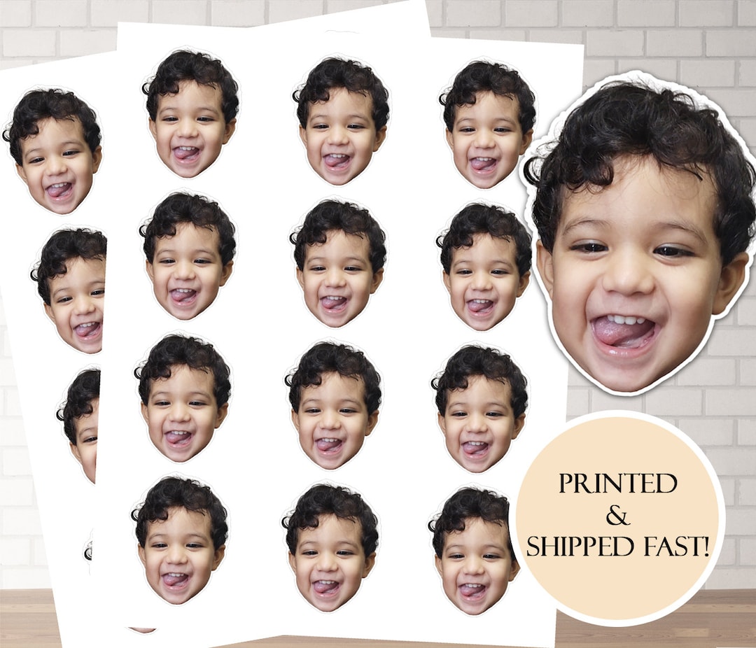 Customized Stickers, Custom Face Stickers, Fun Party Stickers, Bachelor ...