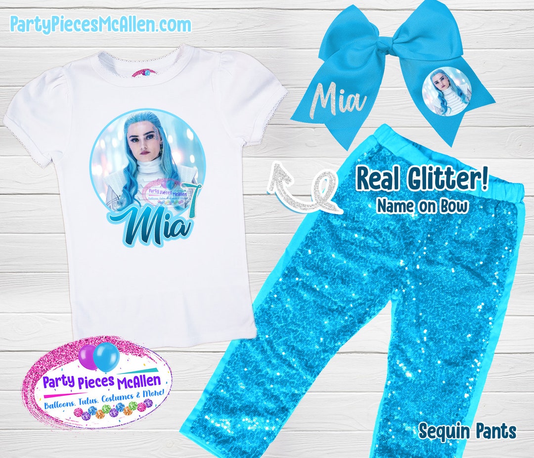 Zombies 3 Addison Birthday Pants Outfit, Sequin Pants, Zombies 3 ...